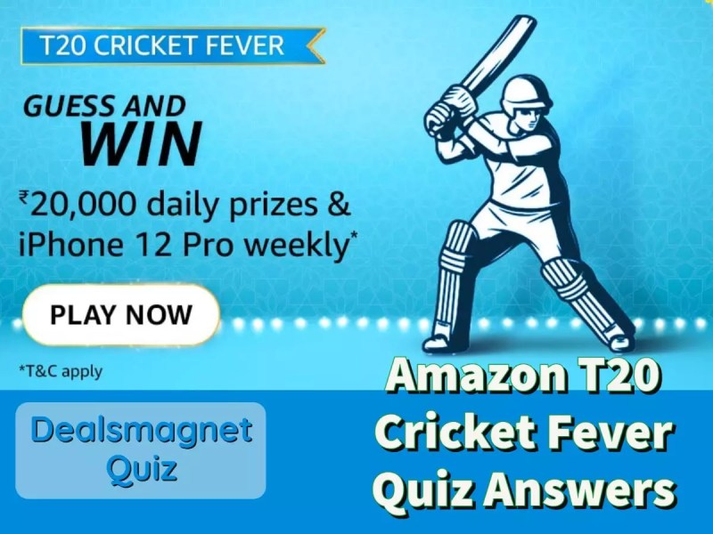 Amazon Daily Cricket Trivia Quiz Answers Today - Axycube Solutions Pvt Ltd.
