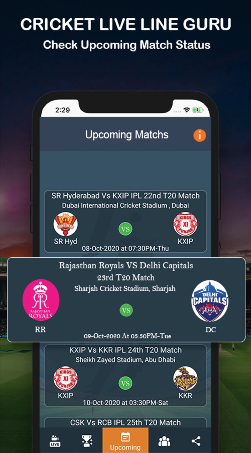 Cricket Line Guru - Axycube Solutions Pvt Ltd.