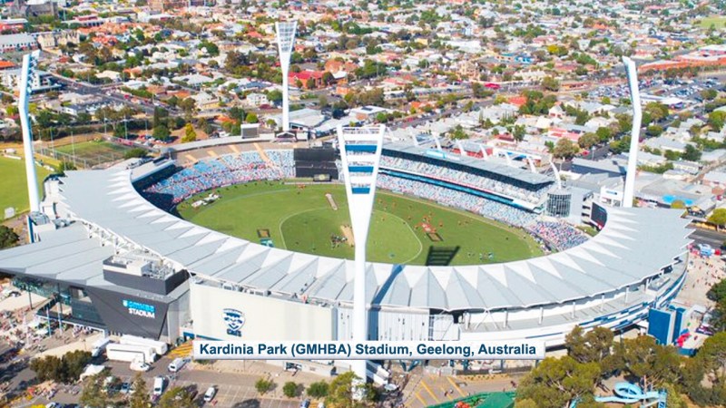 Geelong Cricket Ground, Victoria - Axycube Solutions Pvt Ltd.