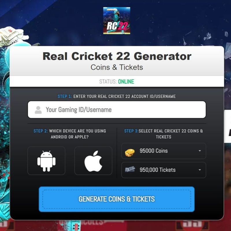 Real Cricket 22 - Axycube Solutions Pvt Ltd.